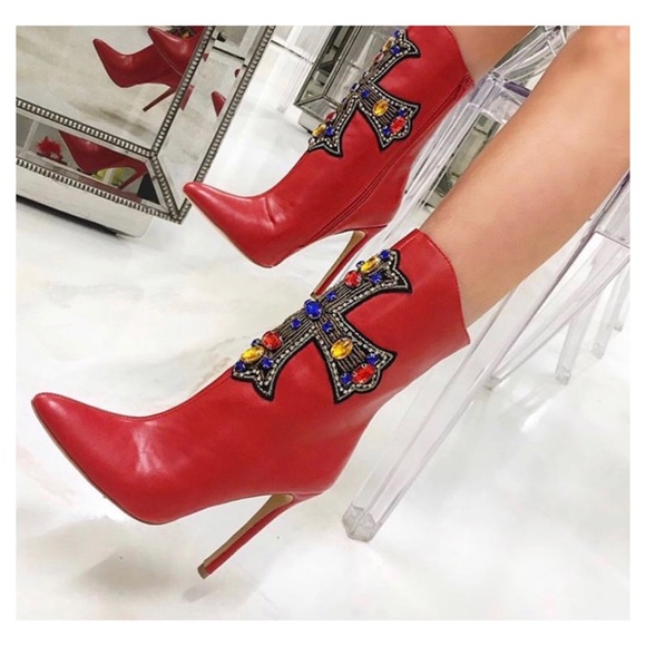 Shoes | Bad Ass Red Boots | Poshmark